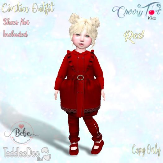 Second Life Marketplace - *Cherry Tot* TDB/BEBE Fitted Cintia Outfit ...