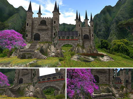Second Life Marketplace - Medieval spring castle