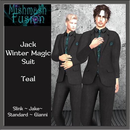 Second Life Marketplace - ~*MF*~ Jack Winter Magic Suit - Teal