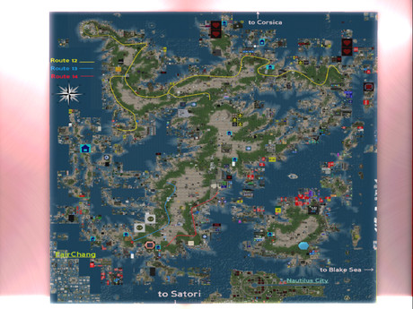 Second Life Marketplace - Nautilus Map w/ Roads