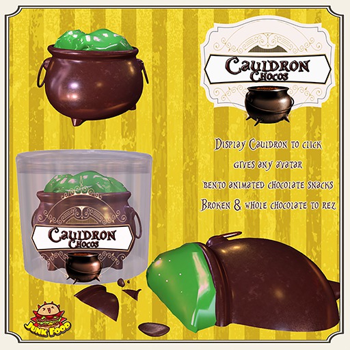 Second Life Marketplace - Junk Food - Cauldron Choco