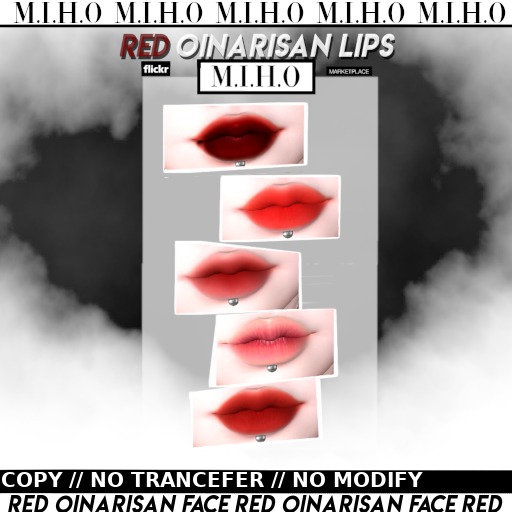 Second Life Marketplace - $MIIHO$ OINARISAN LIPS for GENUS