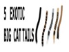 Second Life Marketplace - 5 EXOTICA BIG CAT TAILS