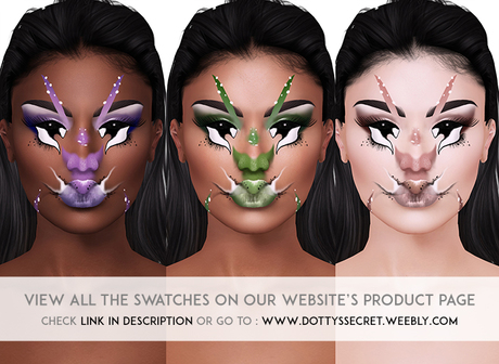 Second Life Marketplace - Dotty's Secret - Thirsty - Drag Queen Make-up Set