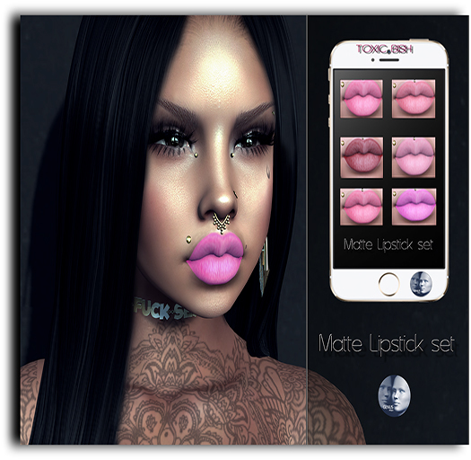 Second Life Marketplace - [TOXIC BISH] Matte Lipstick Set GENUS