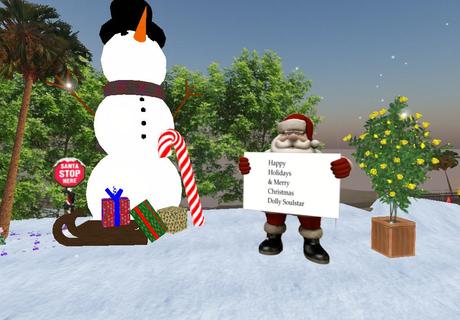 Second Life Marketplace - Enchanted Santa Christmas Greeter Billboard ...