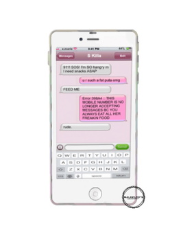 Second Life Marketplace - e.marie // Text Back Phone - Chevron