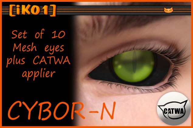 Second Life Marketplace - [iK01] Catwa Eyes & Mesh - CYBOR-N