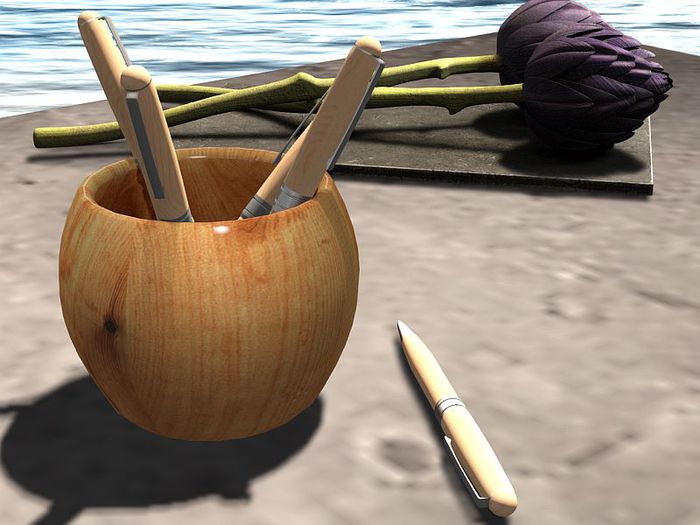 Second Life Marketplace - AL - wood pens