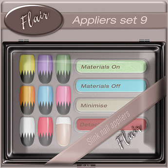 Second Life Marketplace - Flair - Nail Appliers Slink - Set 9