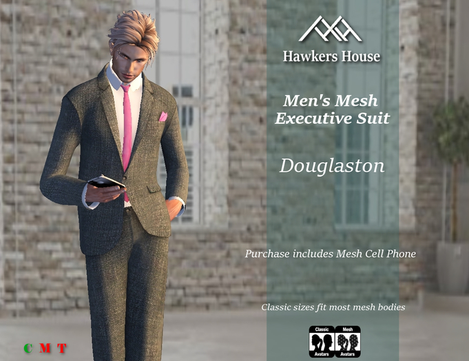 Second Life Marketplace - *HH* Men's Mesh Executive Suit Douglaston