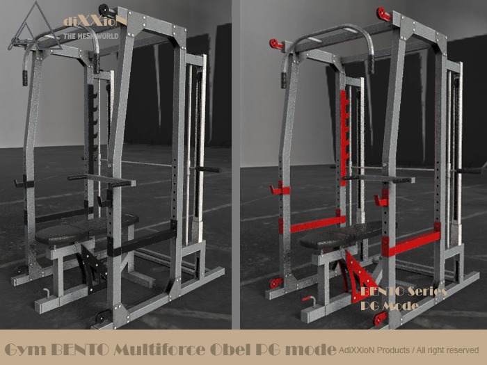 Second Life Marketplace - Gym Multiforce BENTO Obel PG mode BOX