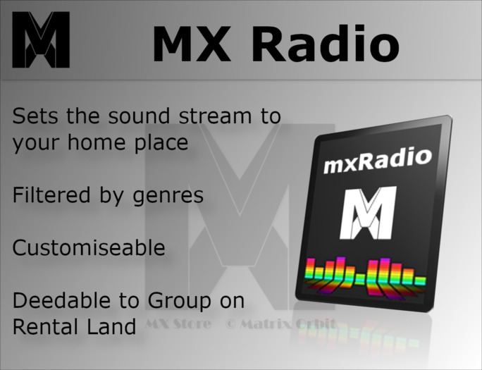Second Life Marketplace - MX - Radio