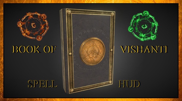 Second Life Marketplace - Book of Vishanti - Spell Hud *New*