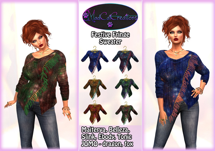Second Life Marketplace - MCC - woman - ADD ME HUD - FATPACK - Festive ...