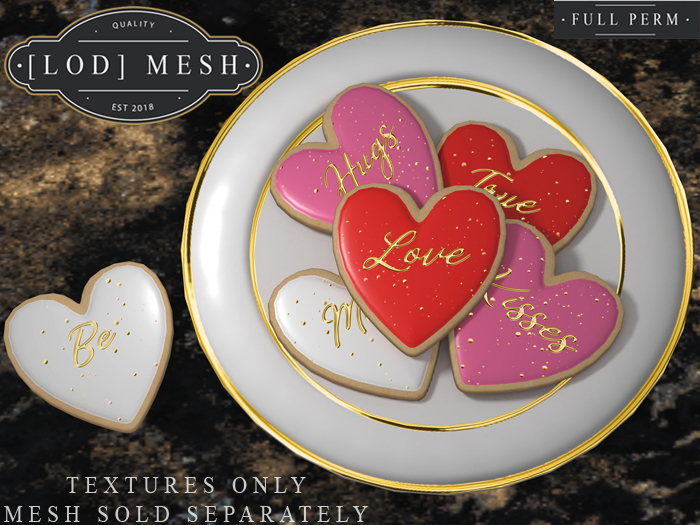 Second Life Marketplace - [LOD Mesh] Full Perm. Valentine's Heart ...