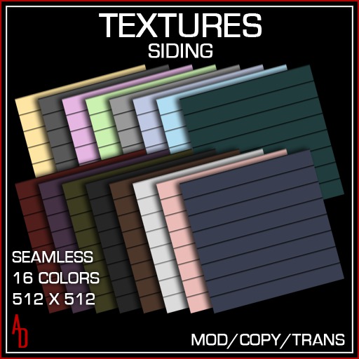 Second Life Marketplace - *AD* Textures - Siding