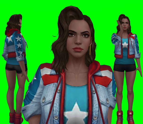 Second Life Marketplace - **LE3D** Heroine avatar mesh American Chavez