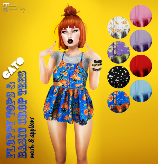 Second Life Marketplace - GATO- Floppy Top DEMO for Maitreya