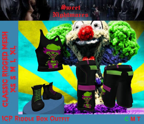 Second Life Marketplace - ~'SN'~ ICP Riddle Box Classic Avatar Outfit