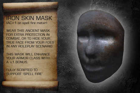Second Life Marketplace - Artifact - Iron Skin MASK