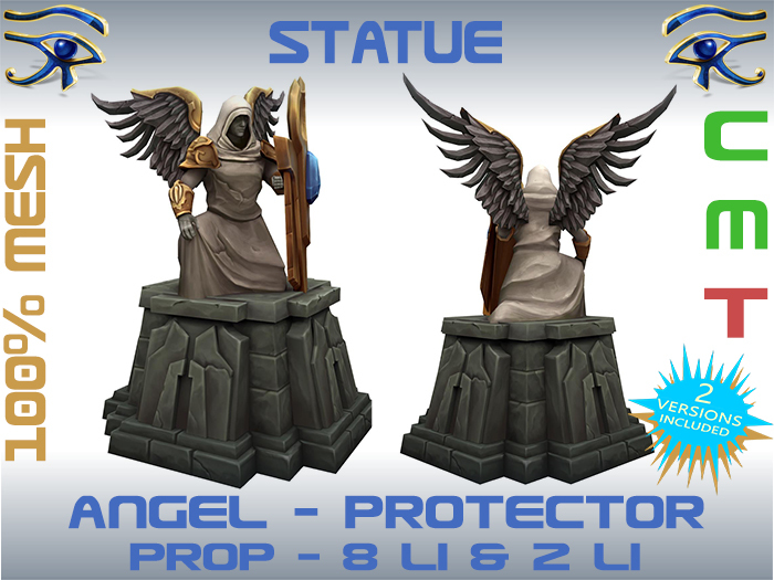 Second Life Marketplace - STATUE - ANGEL PROTECTOR