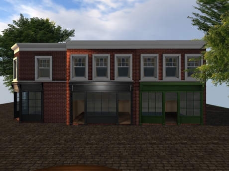 Second Life Marketplace - Set of 3 city shops