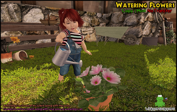 Second Life Marketplace - ! Whippersnappers ! - Watering flowers