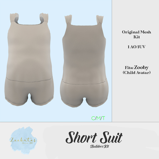 Second Life Marketplace - (WEAR TO UNPACK) Zoobatos - Short Suit (Zooby)
