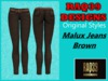 Second Life Marketplace - [R39] Malux jeans Brown