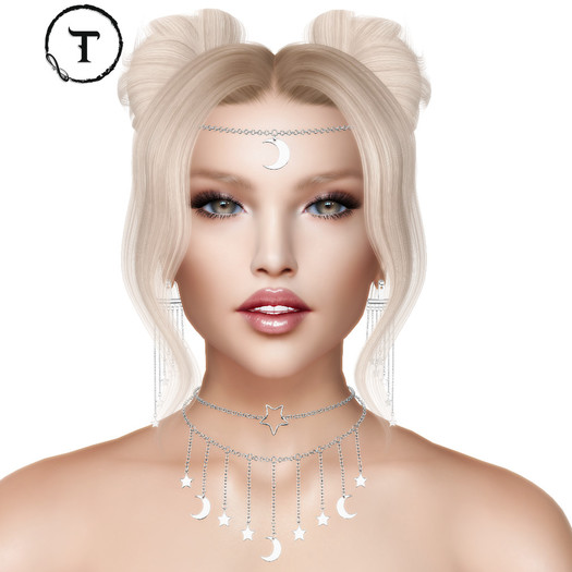 Second Life Marketplace - 3 Piece - Chain Stormy *Sliver* - Set ...