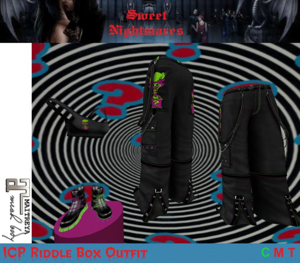 Second Life Marketplace - ~'SN'~ ICP Female Riddle Box Maitreya Outfit
