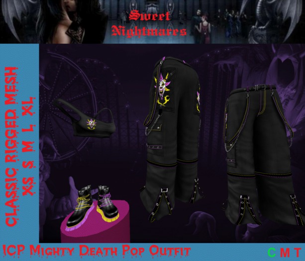 Second Life Marketplace - ~'SN'~ ICP Female Mighty Death Pop Classic ...