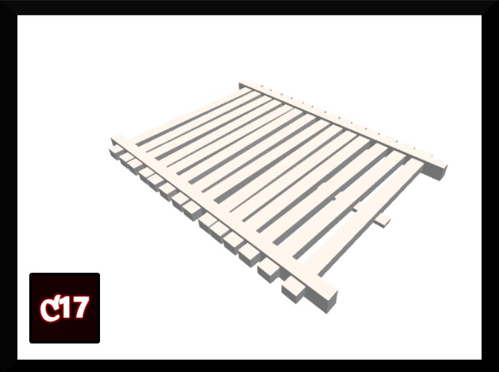 Second Life Marketplace - -C17-Mesh Raft FP