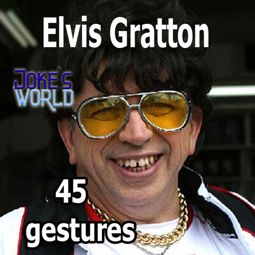 Second Life Marketplace - [Joke's World] "Elvis Gratton" 45 gestures (box)
