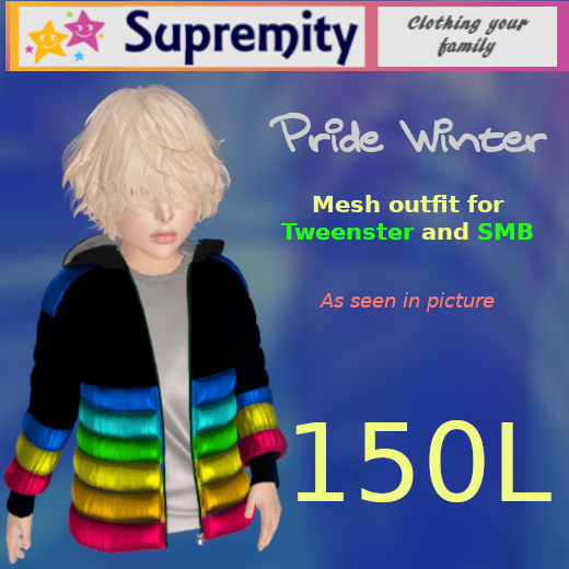 Second Life Marketplace - [SUPREMITY hud] Tweenster- Pride Winter(add me)