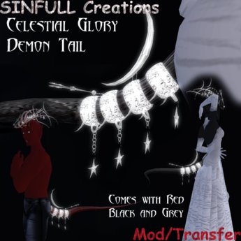 Second Life Marketplace - Sinfull Celestial Glory Tail Boxed