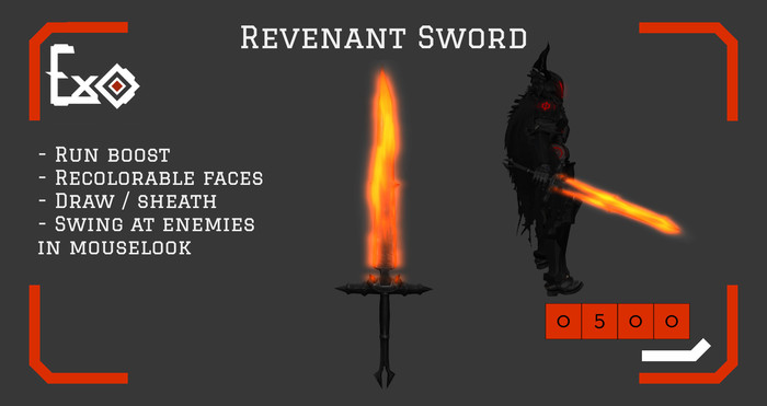 Second Life Marketplace - [Exo.core] // Revenant Sword