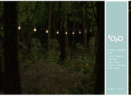 Second Life Marketplace - *** rojo *** String Lights SET