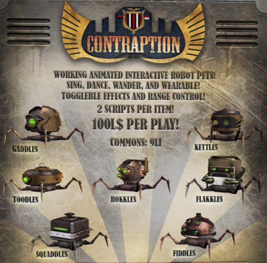 Second Life Marketplace - [ContraptioN] Wainwright's Toys: Mister Kettles BOXED