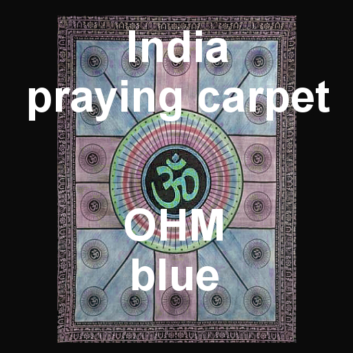Second Life Marketplace - India - praying carpet OHM - blue (texture)