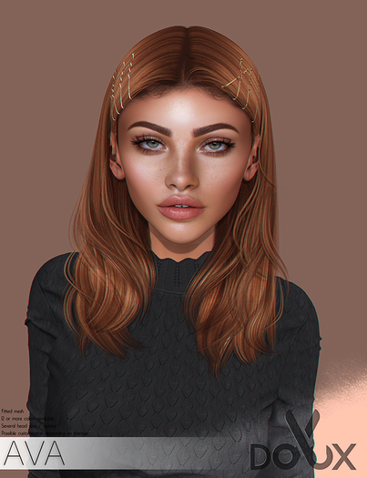 Second Life Marketplace - DOUX - Ava hairstyle [DEMO]