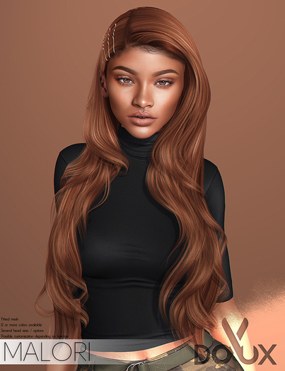 Second Life Marketplace - DOUX - Malori hairstyle [BLOGGER PACK]