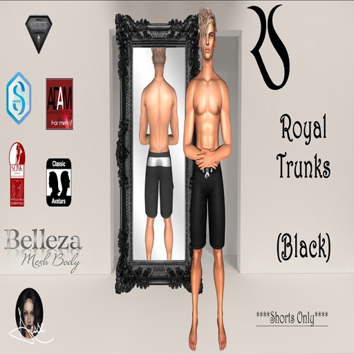 Second Life Marketplace - Royal Trunks (Black)