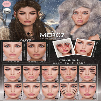 Second Life Marketplace - Le Forme Mercy Skin Gacha (Catwa) Applier .08