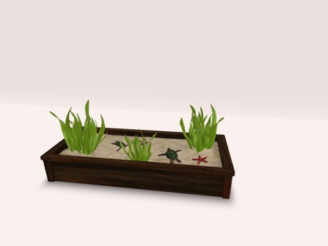 Second Life Marketplace - [CIRCA] - "Scene-Scape" Table Box - Sand Turtles