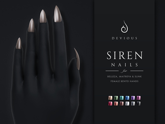 Second Life Marketplace - [Devious] Siren Nails