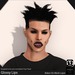 Second Life Marketplace - ::: Core ::: Glossy Lips - Goth Guy Black