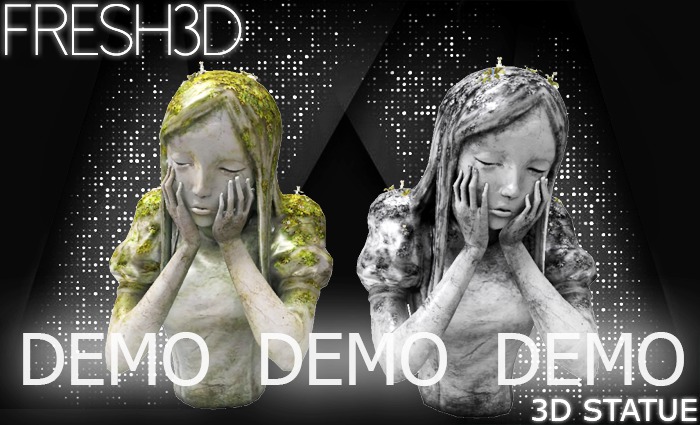 Second Life Marketplace - Fresh3D Stone Girl DEMO