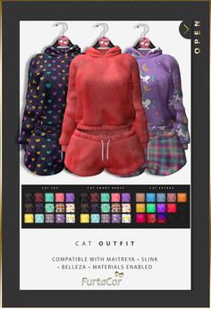 Second Life Marketplace - :::DEMO:::[FurtaCor Female] Cat Outfit